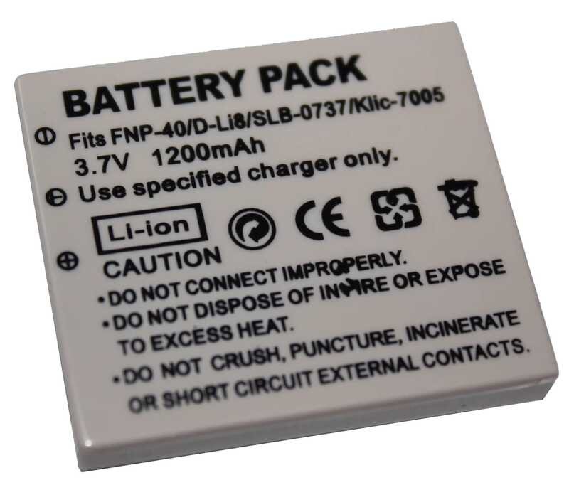 Suitable For Fnp40 I50 I70 Nv3 Nv7 Slb-0837 Slb-0737 Digital Camera ...