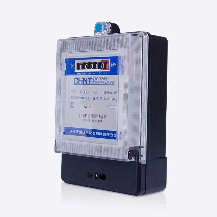 Chint electric meter DDS666 10-40A 15-60A 20-80A 30-100A single-phase ...