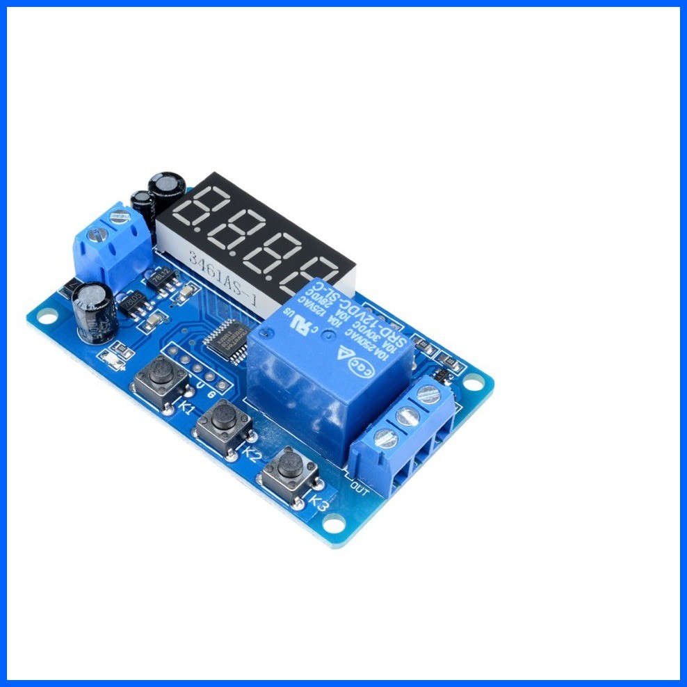 RELIABLE & ORIGINAL - 4 Digit Timer with Built-in Relay 12V (Deek Robot ...