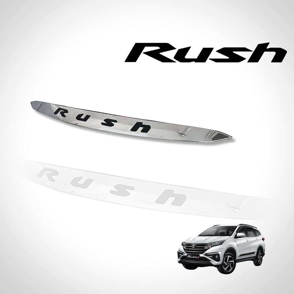 Toyota Rush 2018 to 2025 Hood End / Hood Lip / Hood Guard Chrome ( Car ...