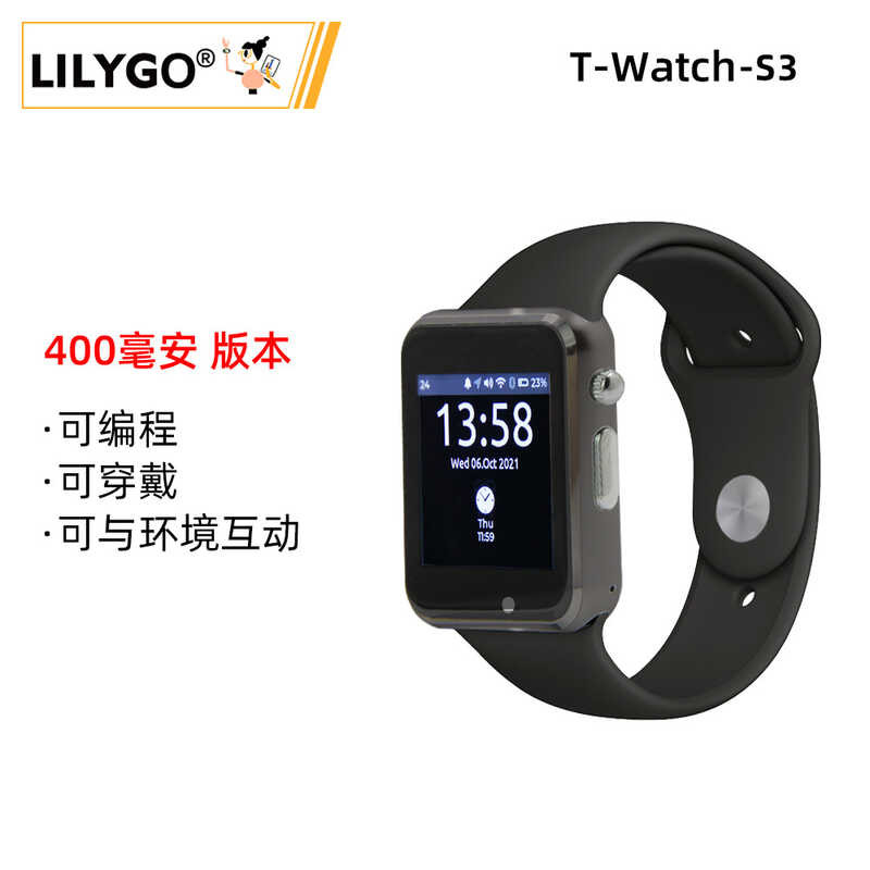 LILYGO ® T-Watch-S3 ESP32-S3 Programmable LoRa WiFi Bluetooth PMU Touchable Watch | Shopee ...