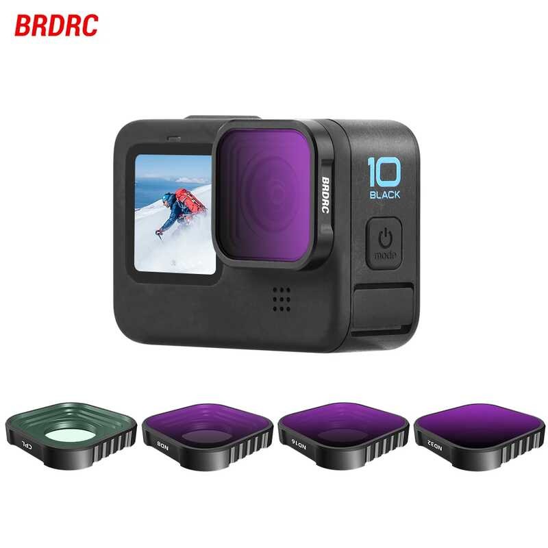 Nd8 BRDRC CPL Nd16 Nd32 Lens Filter For Gopro Hero12 9 10 11 Camera ...
