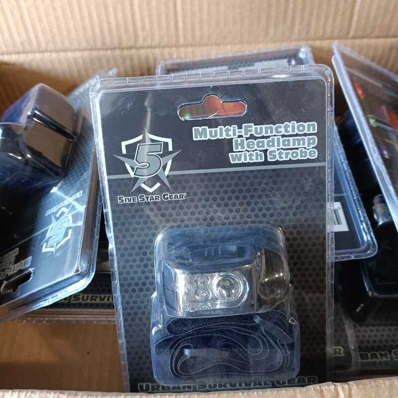 Headlight with packaging, 3 units of No.7 batteries (not included ...