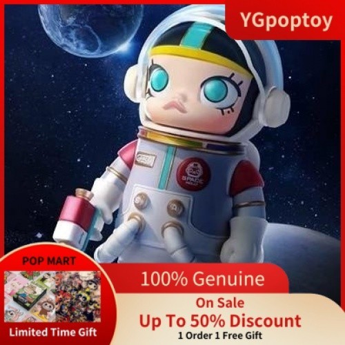 Genuine INSTINCTOY POPMART MOLLY MEGA|SPACE 100% Anniversary Series ...