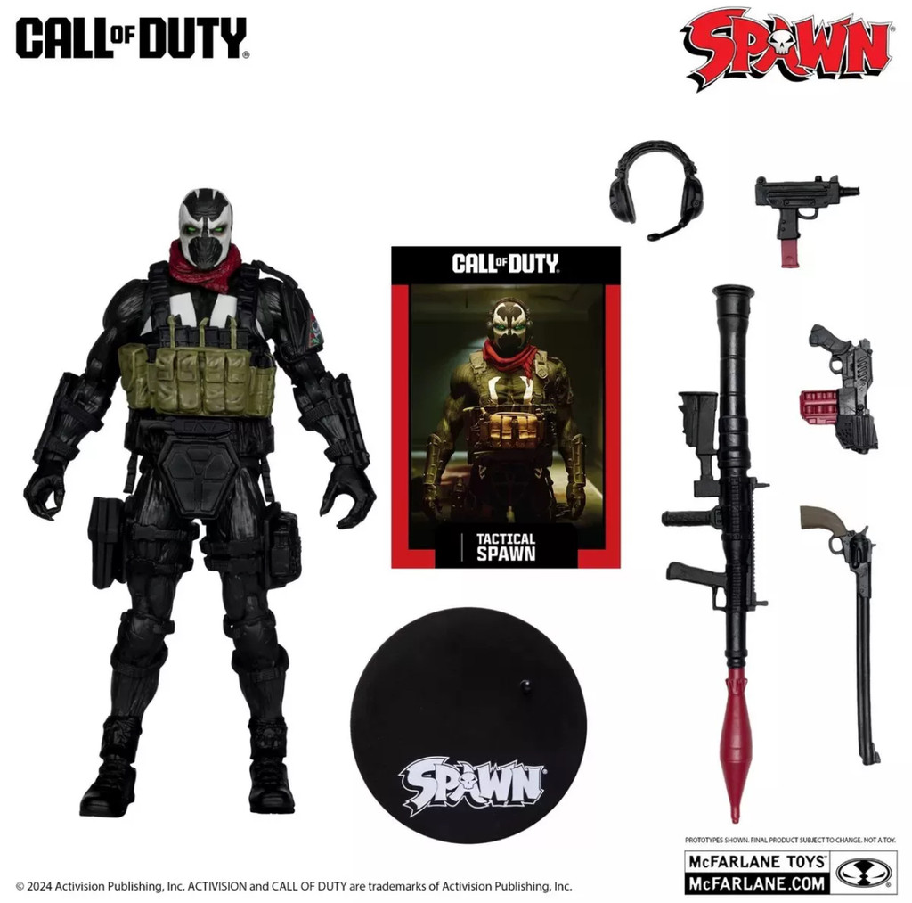 McFarlane Spawn Call Of Duty Tactical Version Spawn 7 Inches | Shopee ...