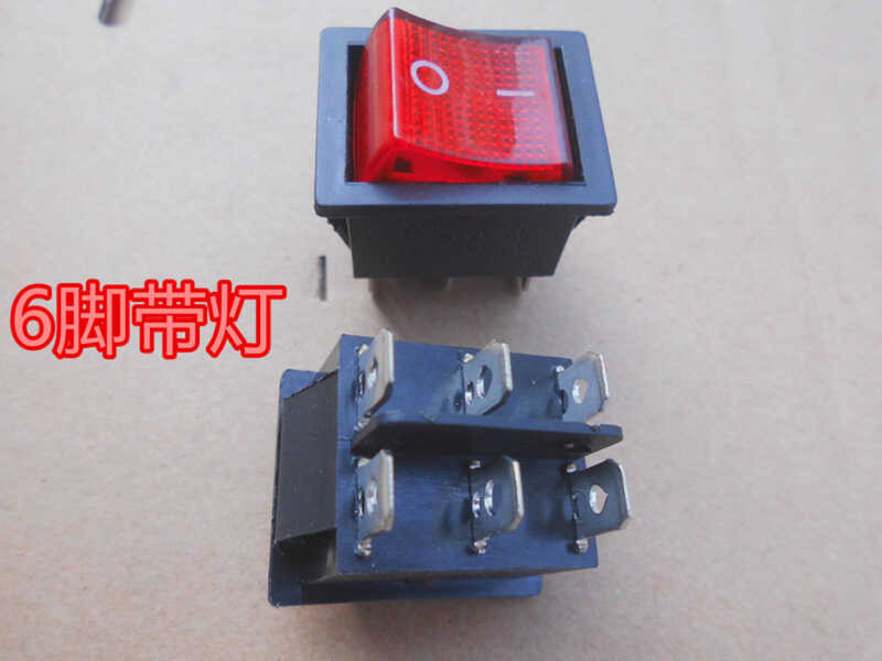 Electric pancake switch, boat type switch, 6-pin double row switch ...