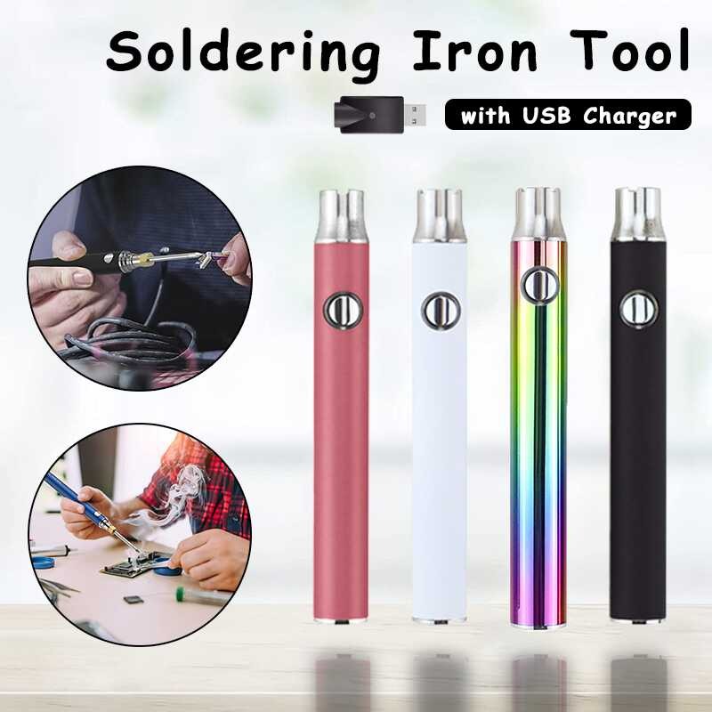 510 Thread Battery Cart Pen Portable Electric Soldering Iron Welding ...