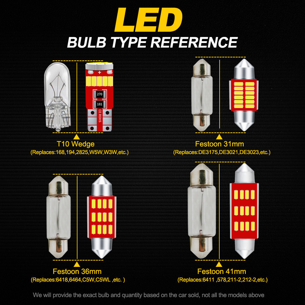 8Pcs For Mitsubishi XForce 2023 2024 2025 2026 Vehicle Lamp LED ...