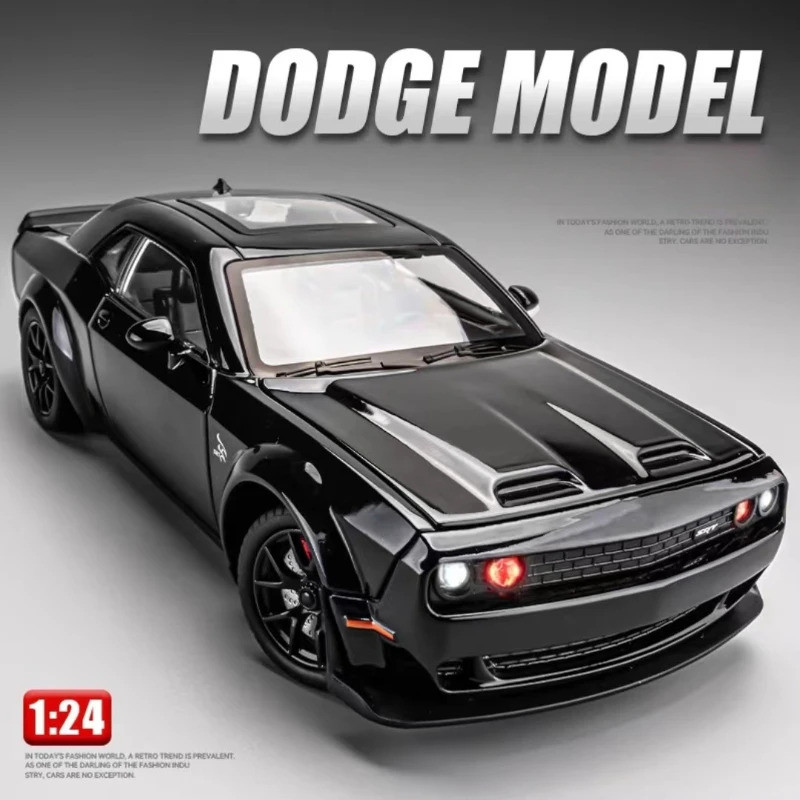 Fast and Furious 1/24 Scale Dodge Challenger SRT Hellcat Alloy Car ...