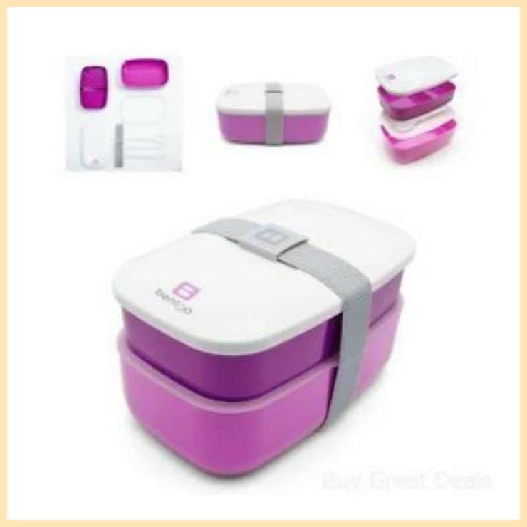 Bentgo All in One Stackable Lunch Box Purple | Shopee Philippines