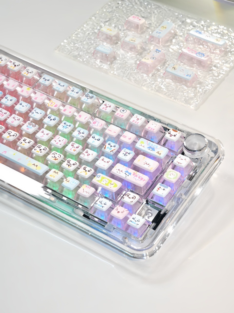Chiikawa Pudding Keycap OEM Profile PC 113 Keys Four-sided Light ...