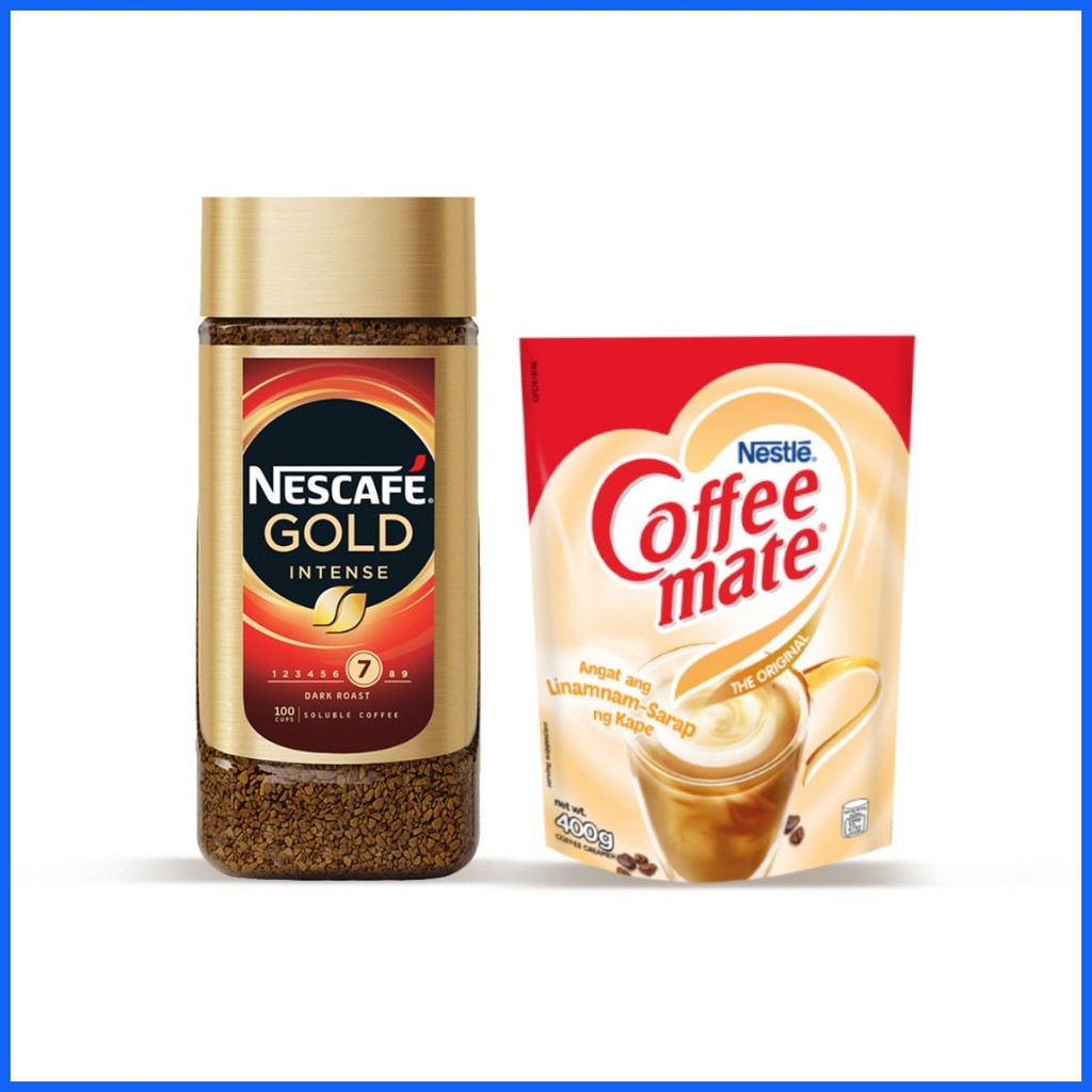 ۩ ∇ Nescafe Gold Intense Coffee 200g + Coffee Mate Coffee Creamer 400g ...
