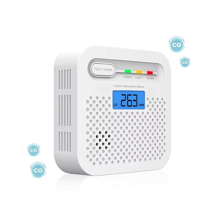 CO Gas Sensor Carbon Monoxide Poisoning Alarm Detector With LCD Display ...