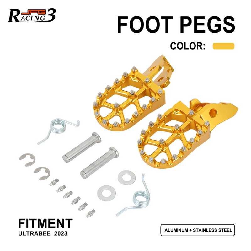 Motorcycle E Footpeg Footpedal Footrest Foot Pegs For Sur-Ron Surron ...
