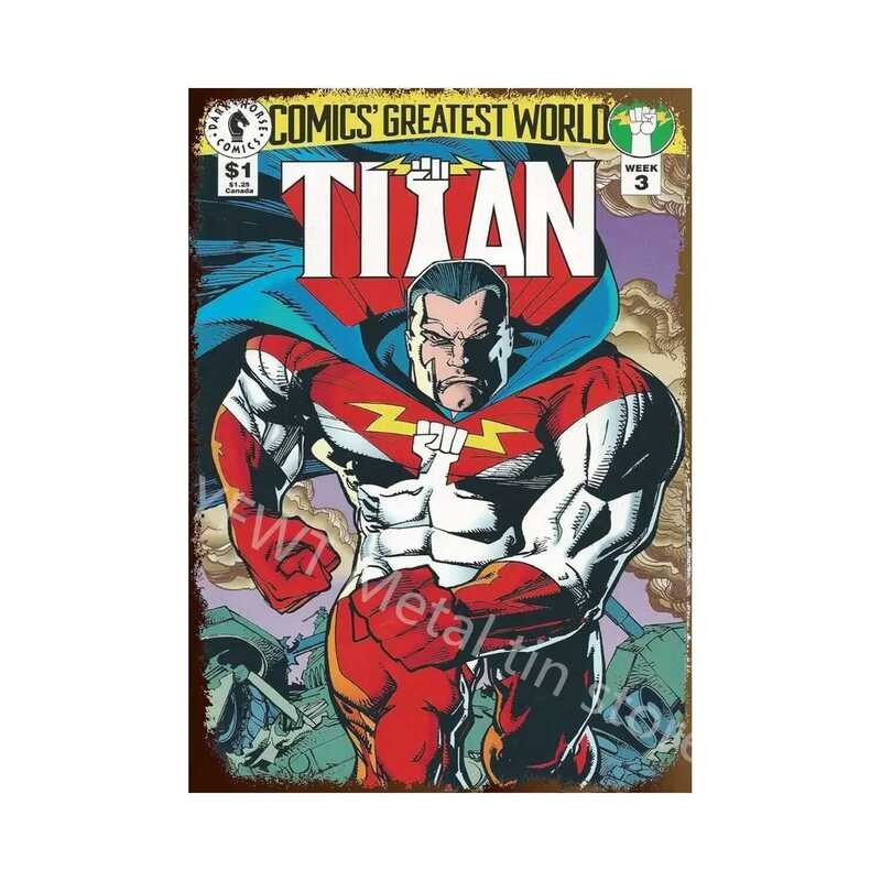 Legends Art Metal Poster Tin Sign Vintage Deadpool Metal Plates Shabby ...