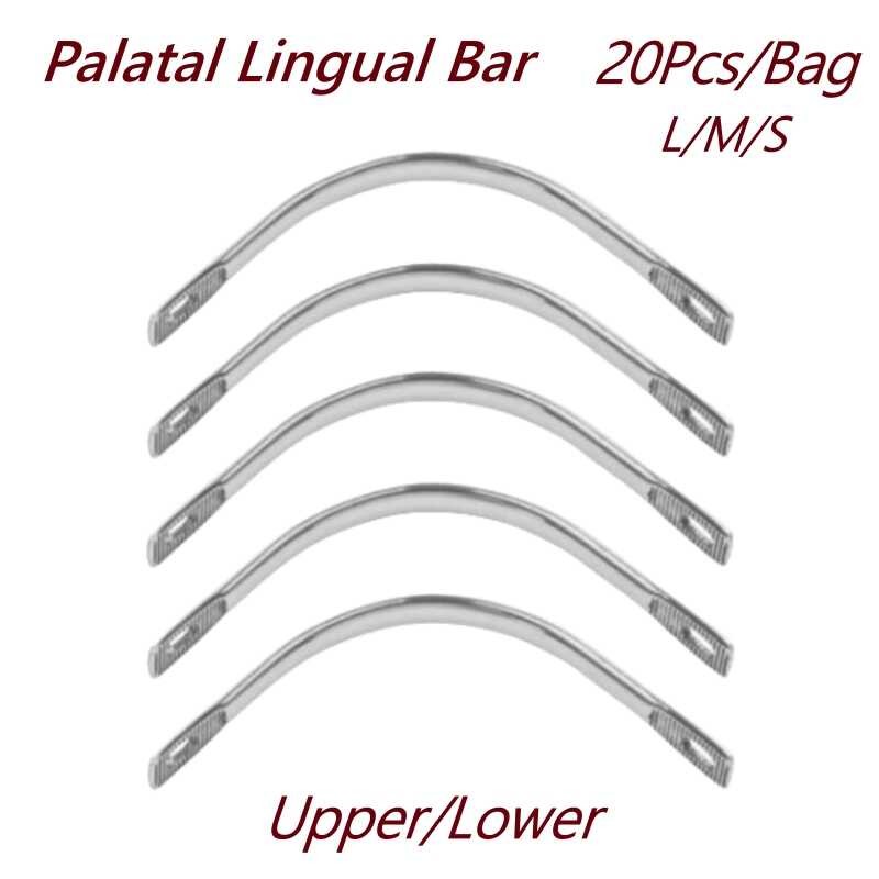 Dental 20Pcs/ Gual Palatal Bar Upper Lower Orthodontic Teeth Repair ...