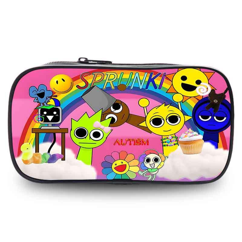 NW Sprunki Pencil Case Sprunki Incredibox Stationery Bag For Kids ...