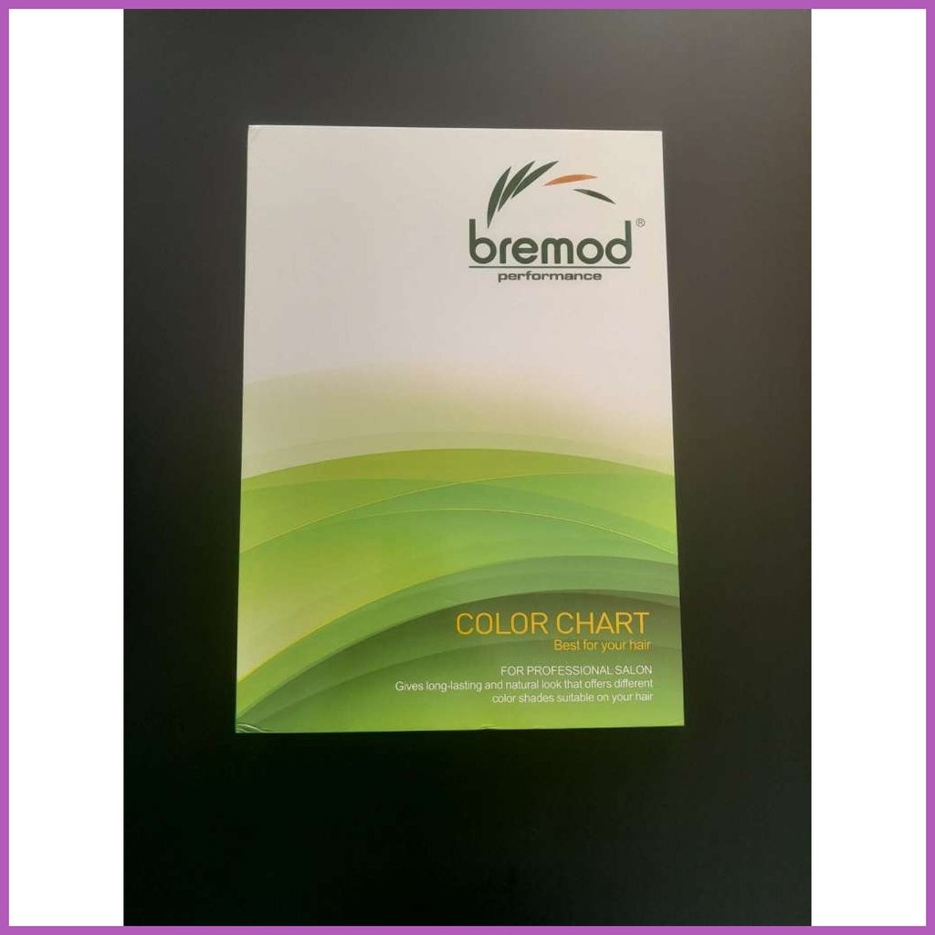 BREMOD PERFORMACE UPDATED HAIR COLOR CHART COMPLETE COLORS | Shopee ...