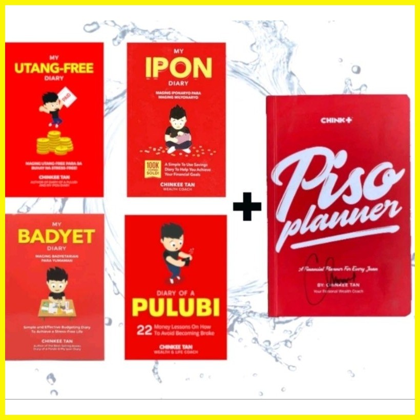 ๑ Chinkee Tan Books (Ipon Box,Diary of Pulubi,Utang Free,Piso Planner,Badyet,Ipon Diary ...