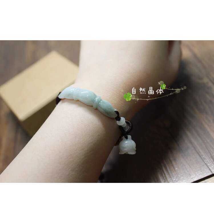 Natural Jade Pure Lotus Root Flower Woven Bracelet Curved Lotus Root ...