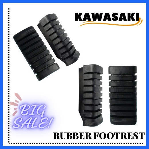 ☮ kawasaki Bajaj ct 125 Motorcycle Front Footrest Rubber Universal ...