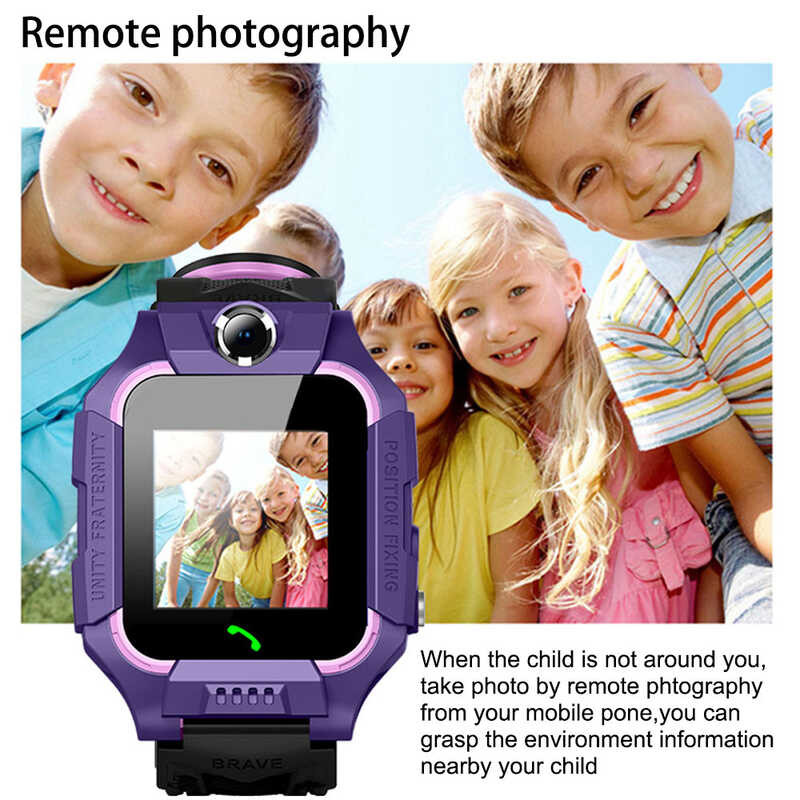Smart Q19 Kids SOS Smartwatch Voice Call GPS Loion Photo Waterproof HD ...