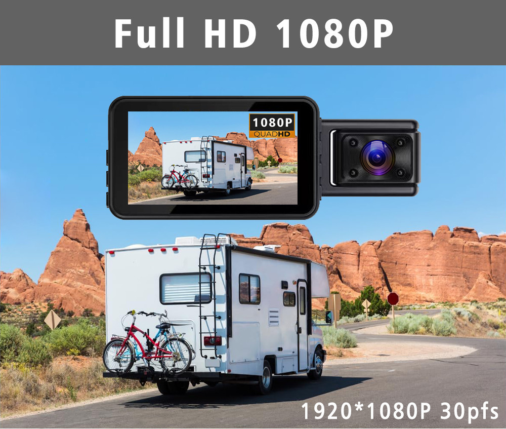 Wifi 3 Channel Dash Cam Cabin Lens Car Dvr 1080P Interior Camera ...