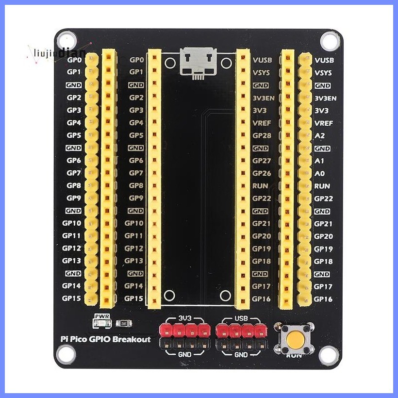 For Raspberry Pi Pico GPIO Breakout Extender DIY Expansion Board No Need to Solder External ...