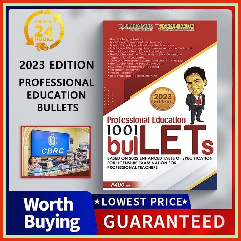 CBRC General Education BulLets 2023 Edition Professional Education LET ...