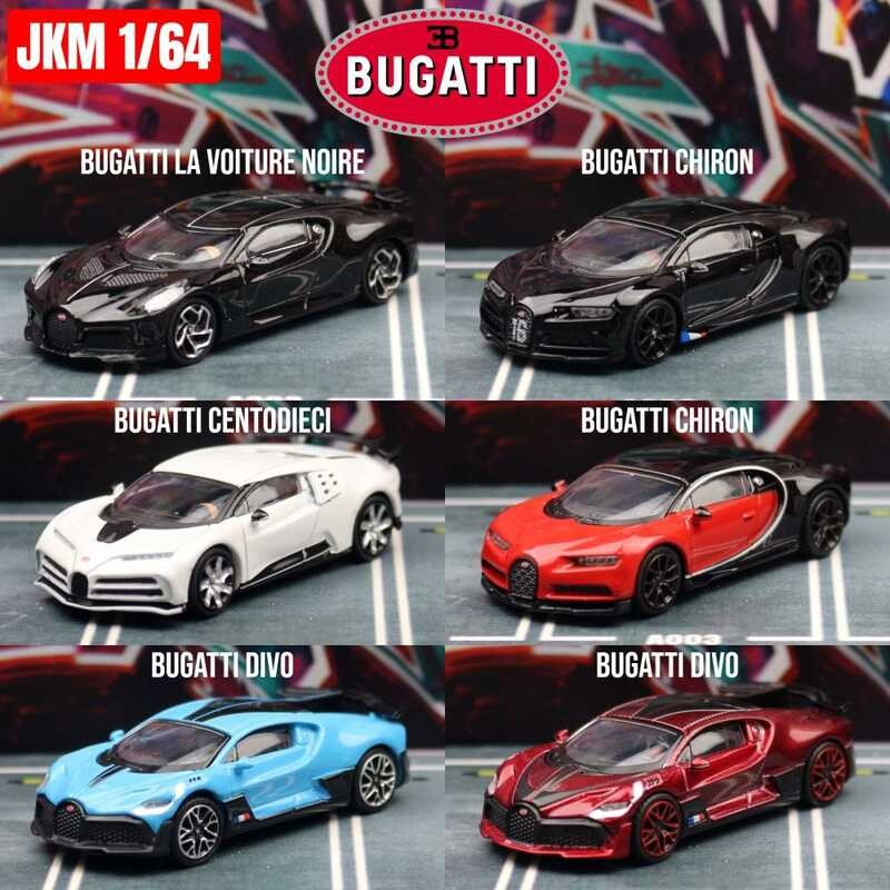 1/64 Bugatti La Voiture Noire Chiron Centodieci DIVO Eb110 JKM Diecast ...