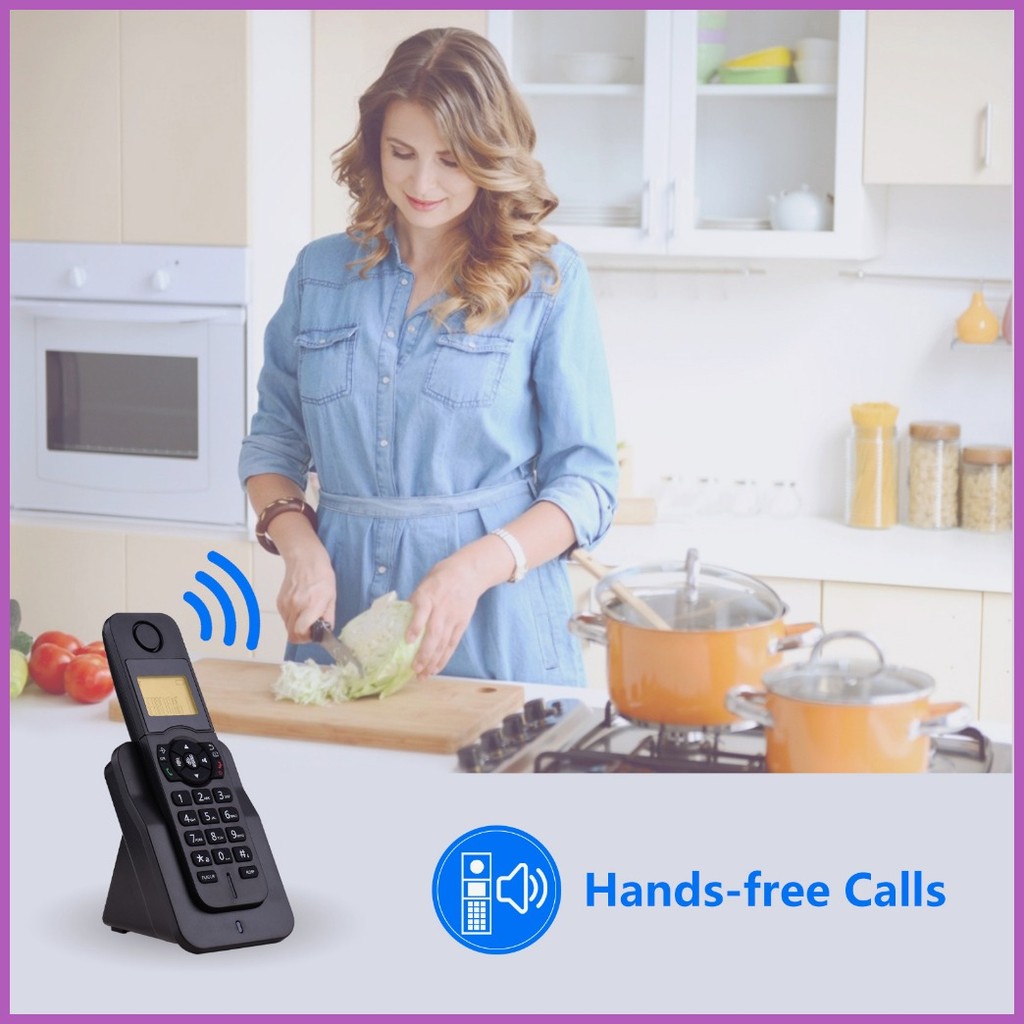D1005 Cordless Phone With Loud Speaker Telephone Pldt Landline Wireless ...