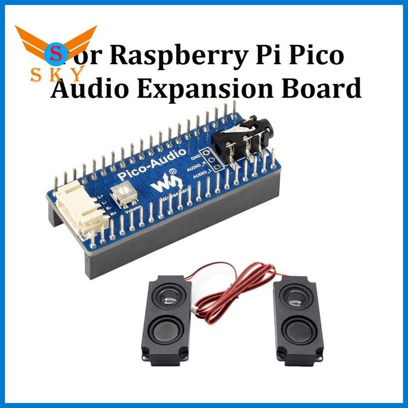 Waveshare for Raspberry Pi Pico Audio Expansion Board with Speaker4Z+i ...