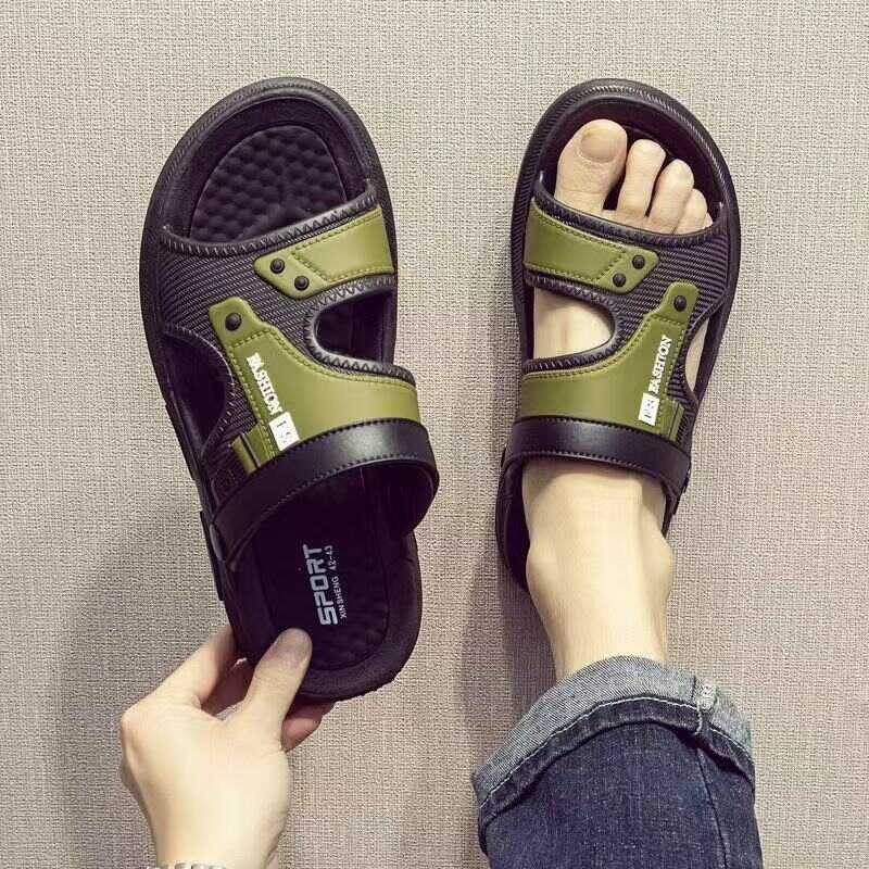 Slippers For Mens Summer Outdoor Trend Non-Slip Waterproof Wear ...
