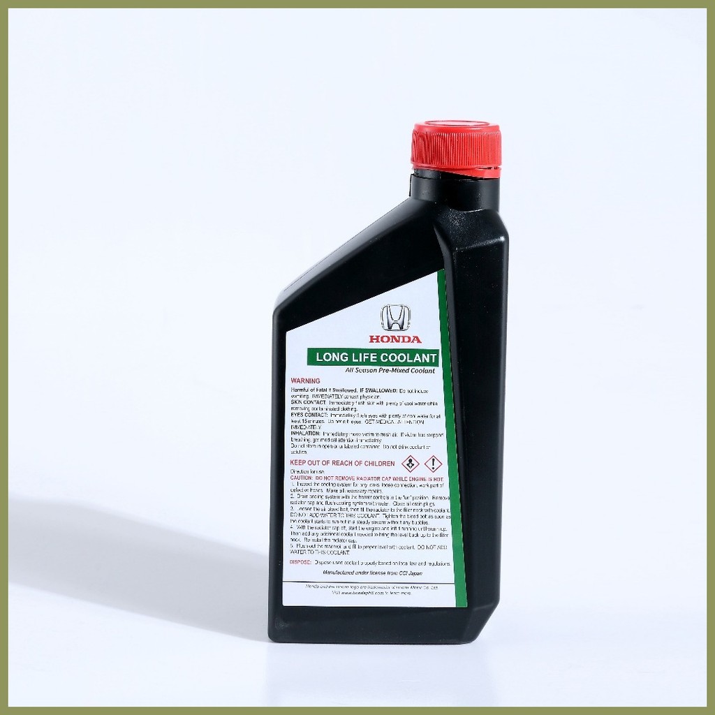 ∡ Honda Genuine SJS Long Life Coolant Green Coolant Coolant for Honda ...