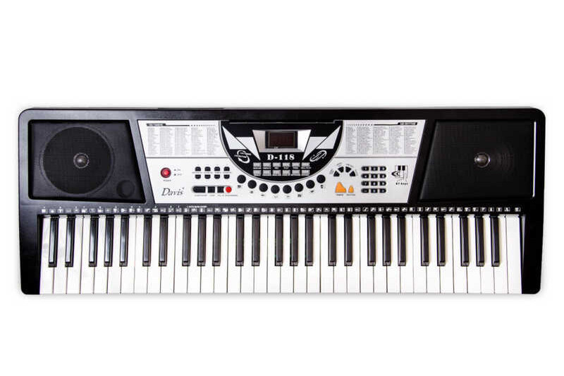 KEYBOARD DAVIS D- 118 (w/ SONGBOOK, ADOPTOR, CHORD STAND, AT MANUAL ...