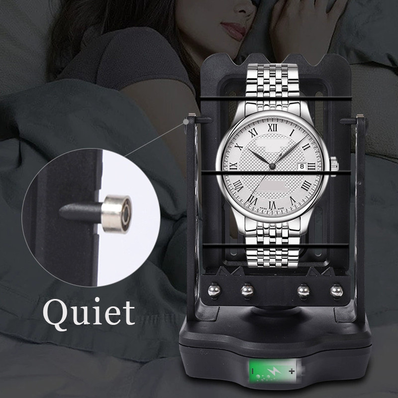 Mechanical Watch Shaker Automatic Watch Winder Quiet Timer Self-winding ...