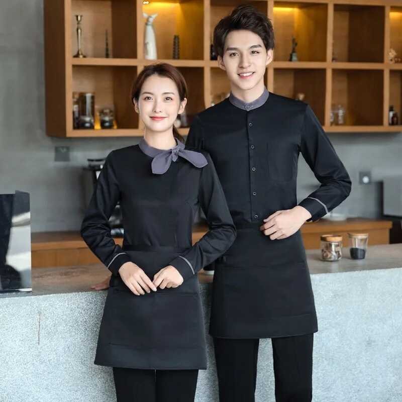 Sleeve Long Hotel Food Service Waiter Women Western Restaunrant ...