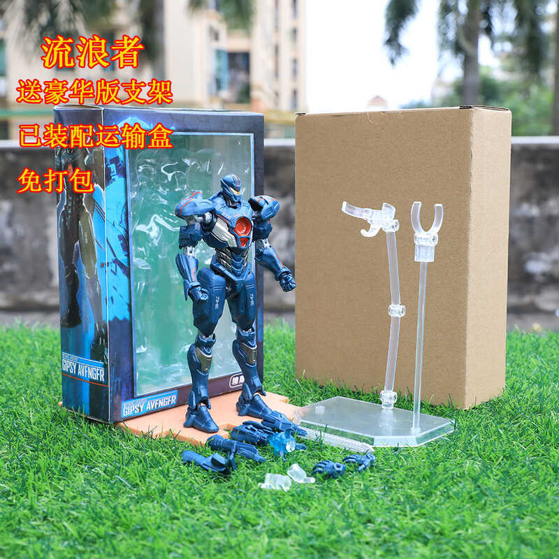 Anime Pacific Rim Action Figures Vengeance Wanderer Room Ornament Mech ...