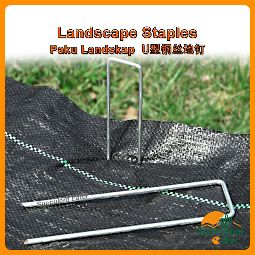 Landscape Staples U-shape Paku Landscape for Weedmat Artificial Grass U ...