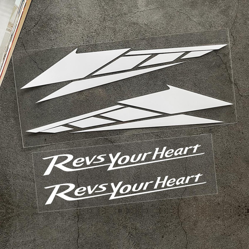 Revs Your Heart English Stickers for Yamaha Y15 Y15zr Lc135 N/Xmax ...
