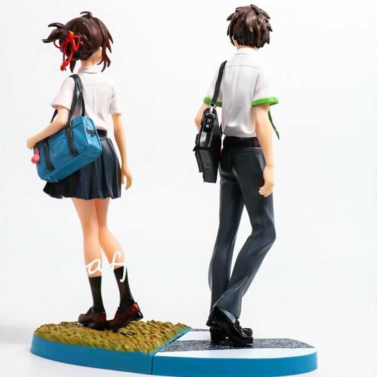Anime 22Cm Figure Toys Your Name Tachibana Taki Miyamizu Mitsuha PVC ...
