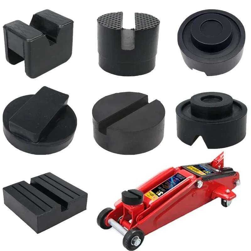 Different COD Types Car Lift Stand Pads Black Rubber Slotted Floor Jack ...