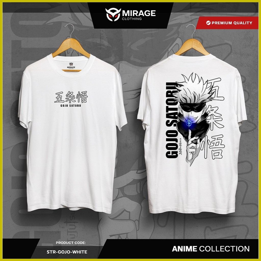 Mirage Clothing - Anime Shirt - Jujutsu Kaisen - Gojo Satoru - 100% ...