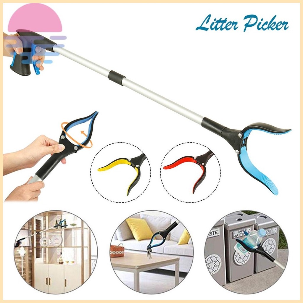 Foldable Grabber Reacher Tool Long Handle Pick Up Stick Reaching Claw ...