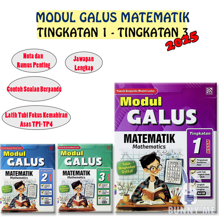 [BUNNY] 2025 Training Book : Rainbow Galus UASA KSSM Module Form 1, 2 ...