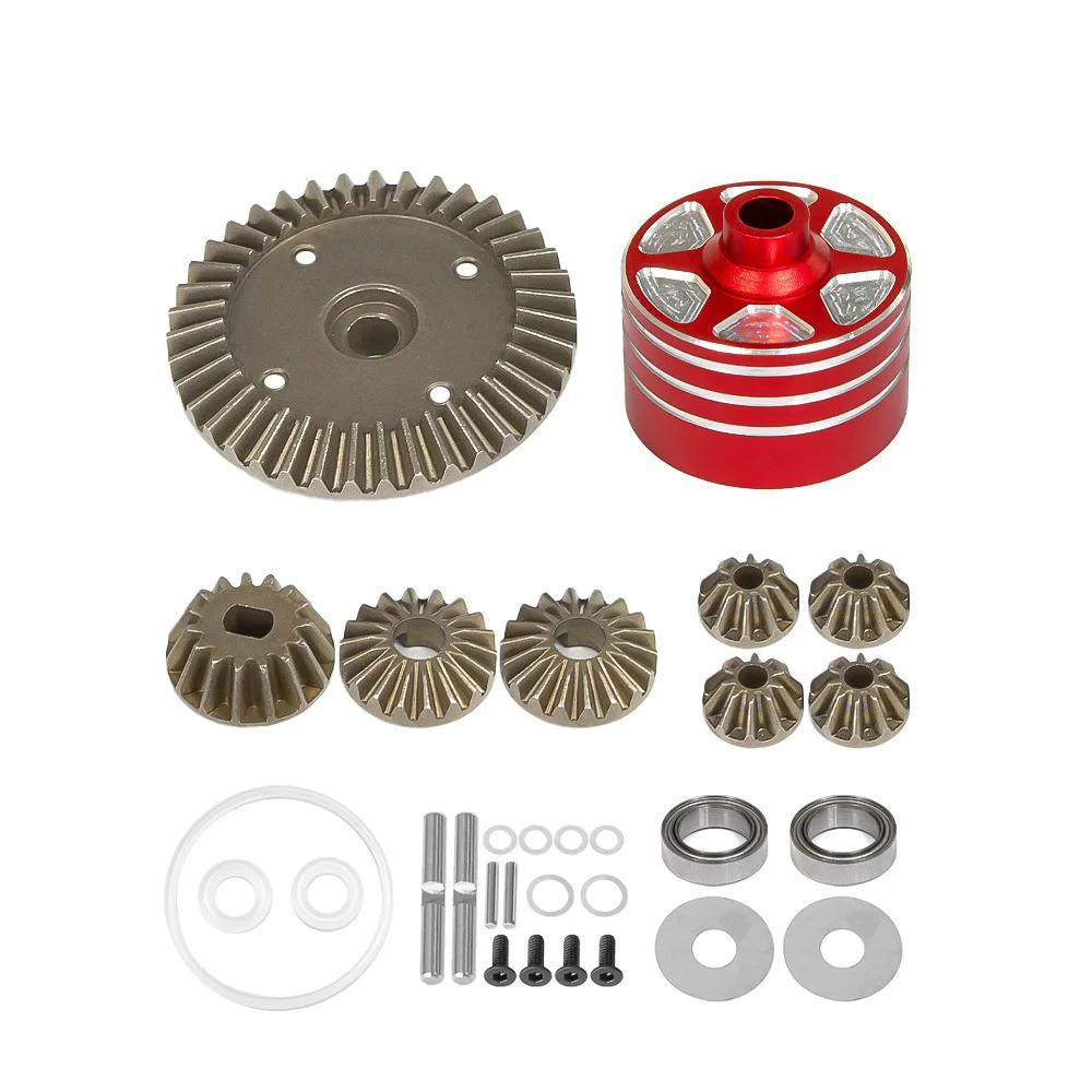 Metal Differential Case and Gear Set 22049 39T for Tamiya TT02 TT02B ...