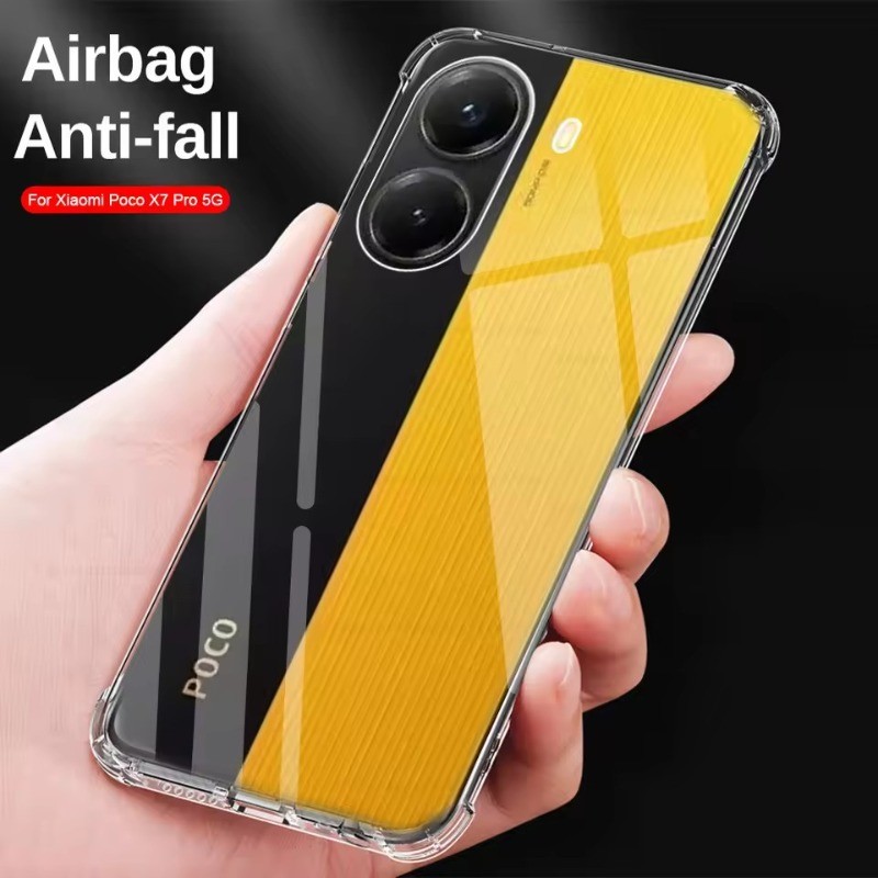 Airbag shockproof Clear TPU Cover Soft Silicone Casing Cases For Xiaomi ...