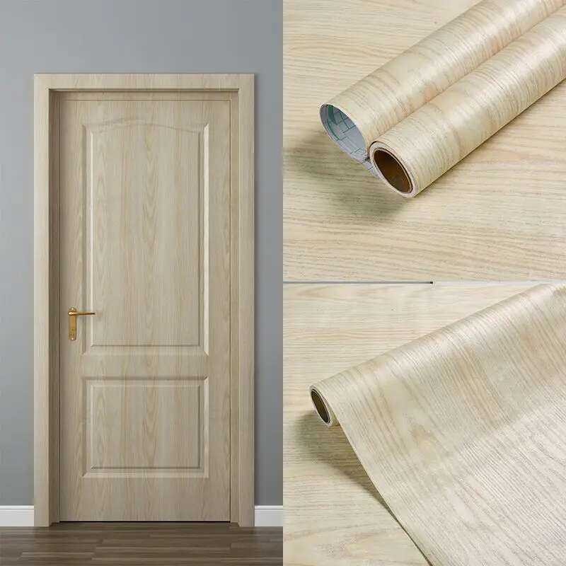 Tt PVC Waterproof Seldhesive Wall In Rolls Furniture Cabinets Vinyl ...