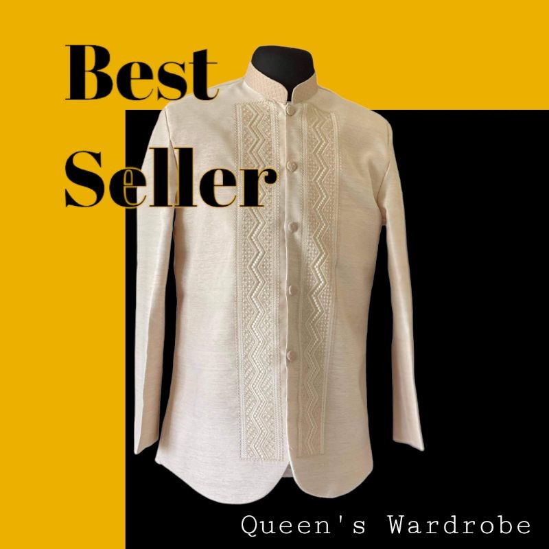 Coat Barong Chinese Collar | Shopee Philippines