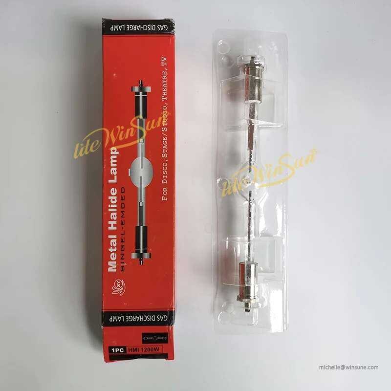 Tt HMI Double Ended 21Cm 22Cm Metal Halide Bulb 1200W Follow Spot Light ...